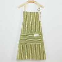China Customize Kitchen Apron With Logo Cotton Linen Wait Staff Uniform for Restaurant Bar for sale