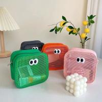 China Convenient and Durable Recycled Polyester Mesh 3D Storage Bag for Travel Toiletries for sale