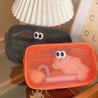 China Convenient and Durable Recycled Polyester Mesh 3D Storage Bag for Travel Toiletries for sale