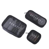 China Mini Portable Storage Bag for Waterproof Transparent Nylon Mesh Custom Logo Travel Kits for sale