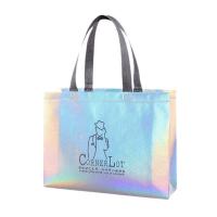 China Nonwoven Laser Grocery Bag for Daily Shopping Needs and Customized Color for sale