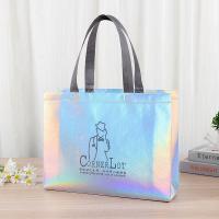 China Nonwoven Laser Grocery Bag for Daily Shopping Needs and Customized Color for sale