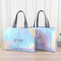 China Nonwoven Laser Grocery Bag for Daily Shopping Needs and Customized Color for sale