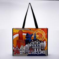 China Customized Reusable Fabric Nonwoven Grocery Shopping Bags for Newest Fashinable Style for sale