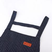 China Customized Logo Aprons For Cooking and Restaurant Full Length Adjustable Organic Cotton for sale