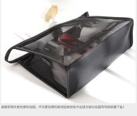 China Lightweight Travel Wash Bag Fashion Mesh Cosmetic Makeup Pouch with Custom Logo Printed for sale