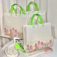 China Non Woven Tote Bag with Curved Corners and Customized Color Eco Shopping Customized for sale