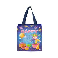 China Newest Fashionable Recyclable Non-woven Grocery Bag With Logo for Medium-Sized Items for sale