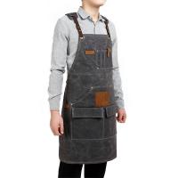 China Custom Heavy Duty Canvas Tool Apron for Working and Chef Cooking BBQ Newest Fashinable for sale