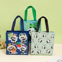 China Newest Fashionable Recyclable Non-woven Grocery Bag With Logo for Medium-Sized Items for sale