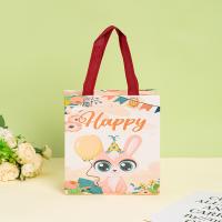 China Newest Fashionable Recyclable Non-woven Grocery Bag With Logo for Medium-Sized Items for sale