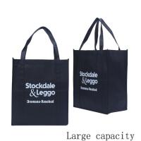 China Newest Fashionable Style Custom Printed Nonwoven Fabric Grocery Totebag Manufacturers for sale