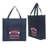 China Newest Fashionable Style Custom Printed Nonwoven Fabric Grocery Totebag Manufacturers for sale