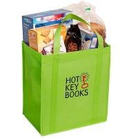 China Newest Fashionable Style Custom Printed Nonwoven Fabric Grocery Totebag Manufacturers for sale