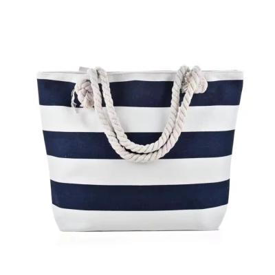 China Women's Casual Tote Bag with Two Handles Custom Beautiful Design Color Canvas Handbag for sale