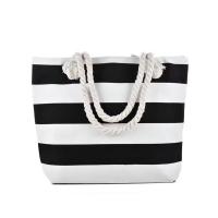 China Women's Casual Tote Bag with Two Handles Custom Beautiful Design Color Canvas Handbag for sale