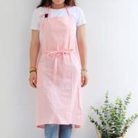 China OEM/ODM Acceptable Custom Design Cotton Linen Apron for Kitchen Cooking Chef Housekeeping for sale