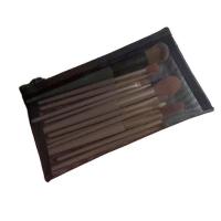 China Black Mesh Bags Custom Durable Makeup and Travel Storage Bags with Mesh Zipper Pouch for sale
