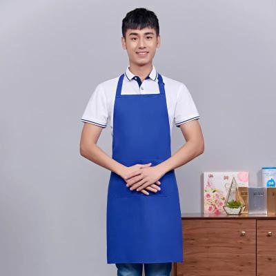 China Custom Logo Printed Green Linen Women Cotton Apron With Logo Newest Fashinable Style for sale