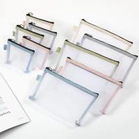 China Acceptable OEM/ODM Customized Color Portable Mesh Washbag for Recycled Logo Storage for sale