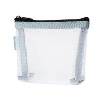 China Acceptable OEM/ODM Customized Color Portable Mesh Washbag for Recycled Logo Storage for sale