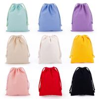 China Custom Logo Accepted Cotton Linen Drawstring Bag for Eco Friendly Gift Packaging for sale