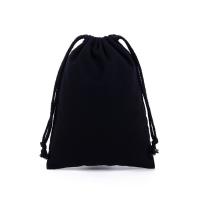 China Custom Logo Accepted Cotton Linen Drawstring Bag for Eco Friendly Gift Packaging for sale