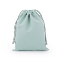 China Custom Logo Accepted Cotton Linen Drawstring Bag for Eco Friendly Gift Packaging for sale