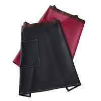 China Custom Logo Printed Waxed PU Leather Half Apron for Baristas Waitresses and Bartenders for sale
