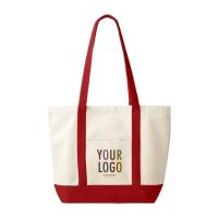China Organic Reusable Foldable Custom Design Print Cotton Canvas Tote Bag for Shopping for sale