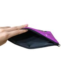China Shopping Promotion Beauty Polyester Zipper Travel Makeup Cosmetic Pouch Bag Medium Size for sale