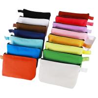 China Canvas Zipper Pencil Pouch for Custom Logo Printed Makeup Bag and Travel Essentials for sale