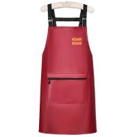 China Custom Fashion Leather Chef Apron for BBQ and Work Tool Support 7 Days Sample Order for sale