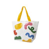 China Eco-friendly PP Woven Bag with Heavy Duty Custom Design Full Color Printing Laminated for sale
