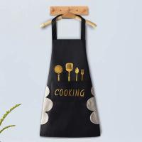 China Denim Apron Customized Logo for Chef Sublimation Waterproof Cotton Polyester Apron for sale