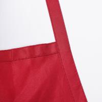 China Uniform Type Wait Staff Black Cotton Polyester Man Woman Bib Kitchen Chef Cooking Aprons for sale
