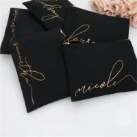China Custom Bridesmaid Gifts Blank Canvas Makeup Pouches with Zipper Closure Personalized for sale