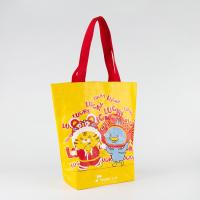 China Customized Tote Bag with Handle Printing Heavy Duty Laminated Polypropylene Woven Bag for sale