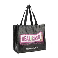China Custom Size Fashion Tote Bag with Multi Color Logo Printed Laminated PP Woven Material for sale