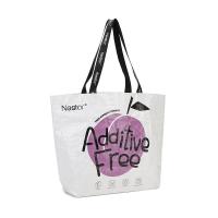 China Custom Size Fashion Tote Bag with Multi Color Logo Printed Laminated PP Woven Material for sale
