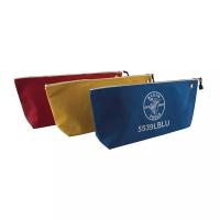China 16 oz. Canvas Tool Multipurpose Pouch Tote Bag with Metal Zippers and RPET Material for sale