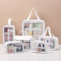 China Zipper Closure Custom Pouch Beauty Makeup Bag with Printed Logo and Travel Cosmetic Bag for sale