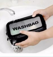 China Zipper Closure Custom Pouch Beauty Makeup Bag with Printed Logo and Travel Cosmetic Bag for sale
