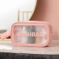 China Zipper Closure Custom Pouch Beauty Makeup Bag with Printed Logo and Travel Cosmetic Bag for sale