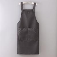 China Custom Denim Hairdresser Garden Tools Apron with Pockets Support 7 Days Sample Order for sale