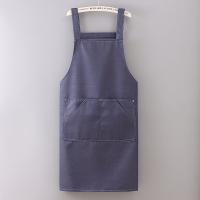 China Custom Denim Hairdresser Garden Tools Apron with Pockets Support 7 Days Sample Order for sale