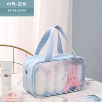 China 3pcs Clear Cosmetic Bag Personalized Customize Travel Bags Letter Pattern Type for sale