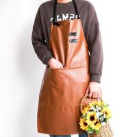China Uniform Heavy Duty Genuine Leather Tool Apron for Chef Butcher Metalworker Carpenter for sale