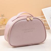 China Custom Makeup Bag Newest Fashinable Style Waterproof PU Portable Travel Cosmetic Bag for sale