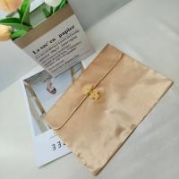 China Stylish Satin Envelop Bag for Custom Logo Flip Dust Bag Wig Underwear Scarf Packing for sale